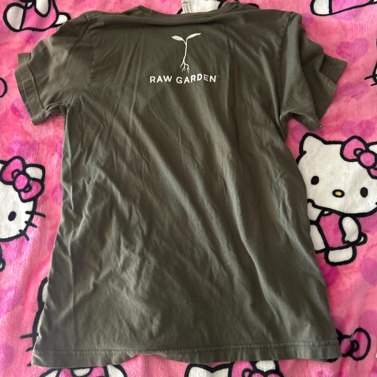 Raw garden pcf army green T shirt | Depop