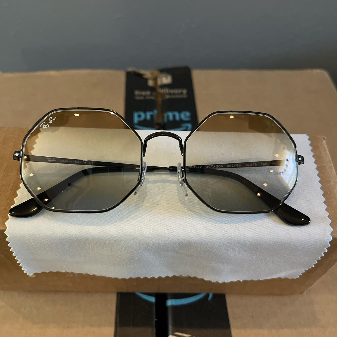 Ray Ban RB1972 Octagon bi-gradient with a polished... - Depop