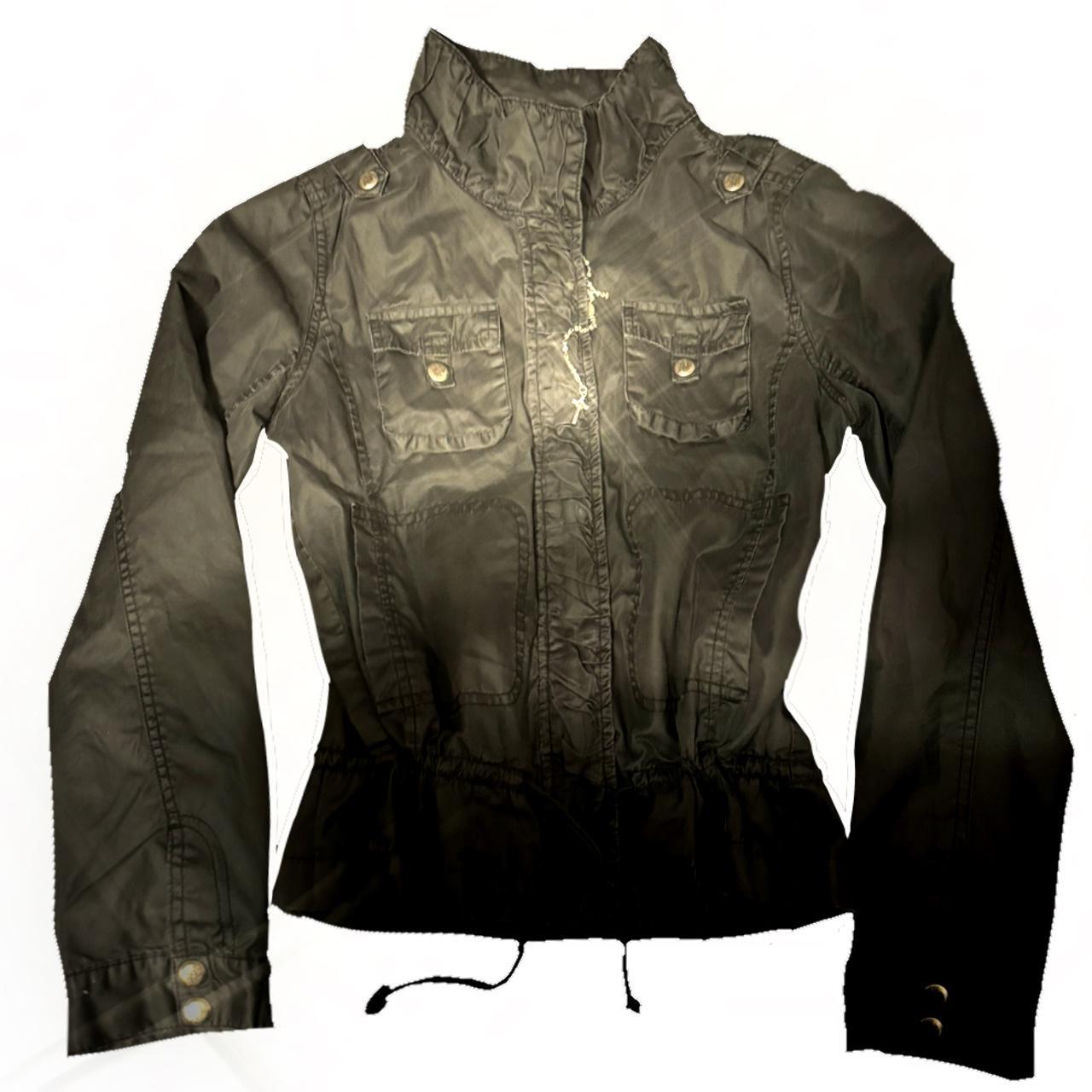 HEKEY JEANS JAPANESE CLOTH JACKET TURTLE NECK STREET... - Depop