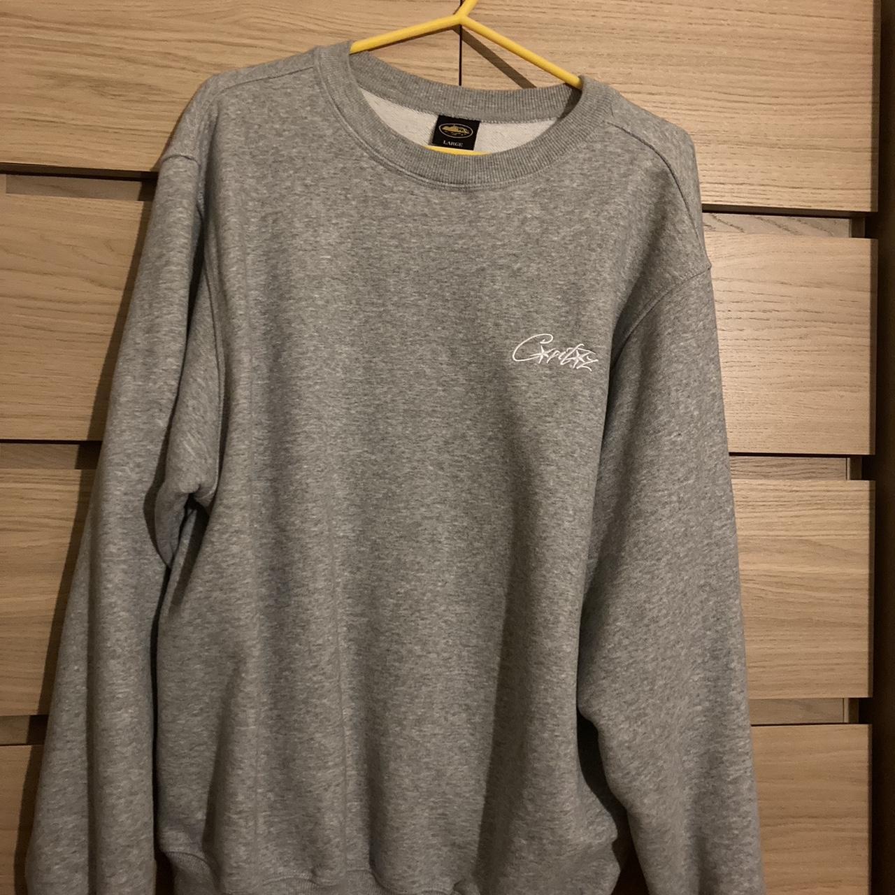 Corteiz Grey HMP Allstarz Jumper Size L Worn once,... - Depop