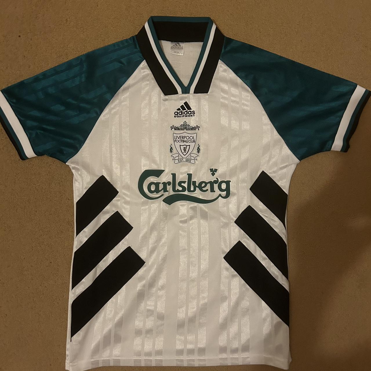Liverpool 93-95 Away Jersey Retro Kit Great... - Depop