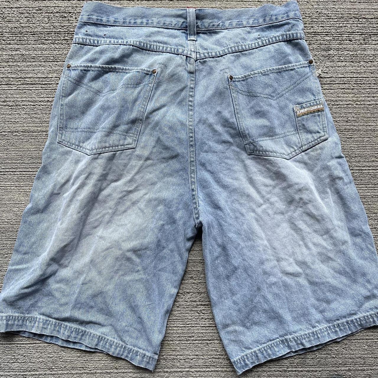 FUBU Men's Blue Shorts | Depop