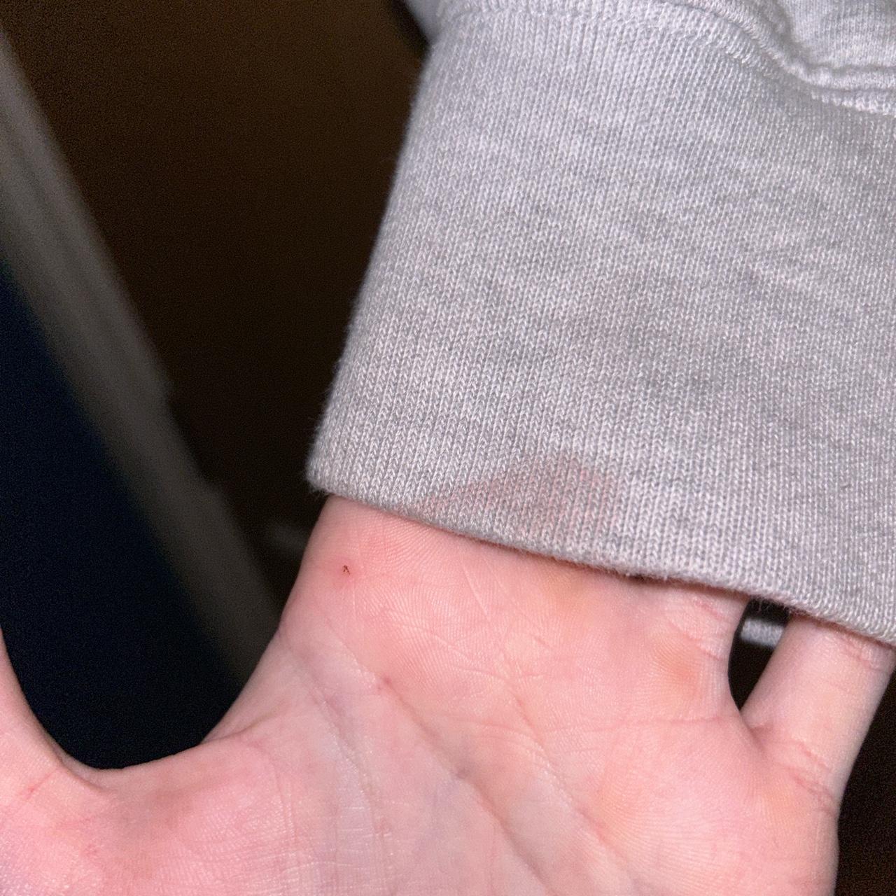 Grey Palace Crewneck Jumper Minor stain on cuff and... - Depop