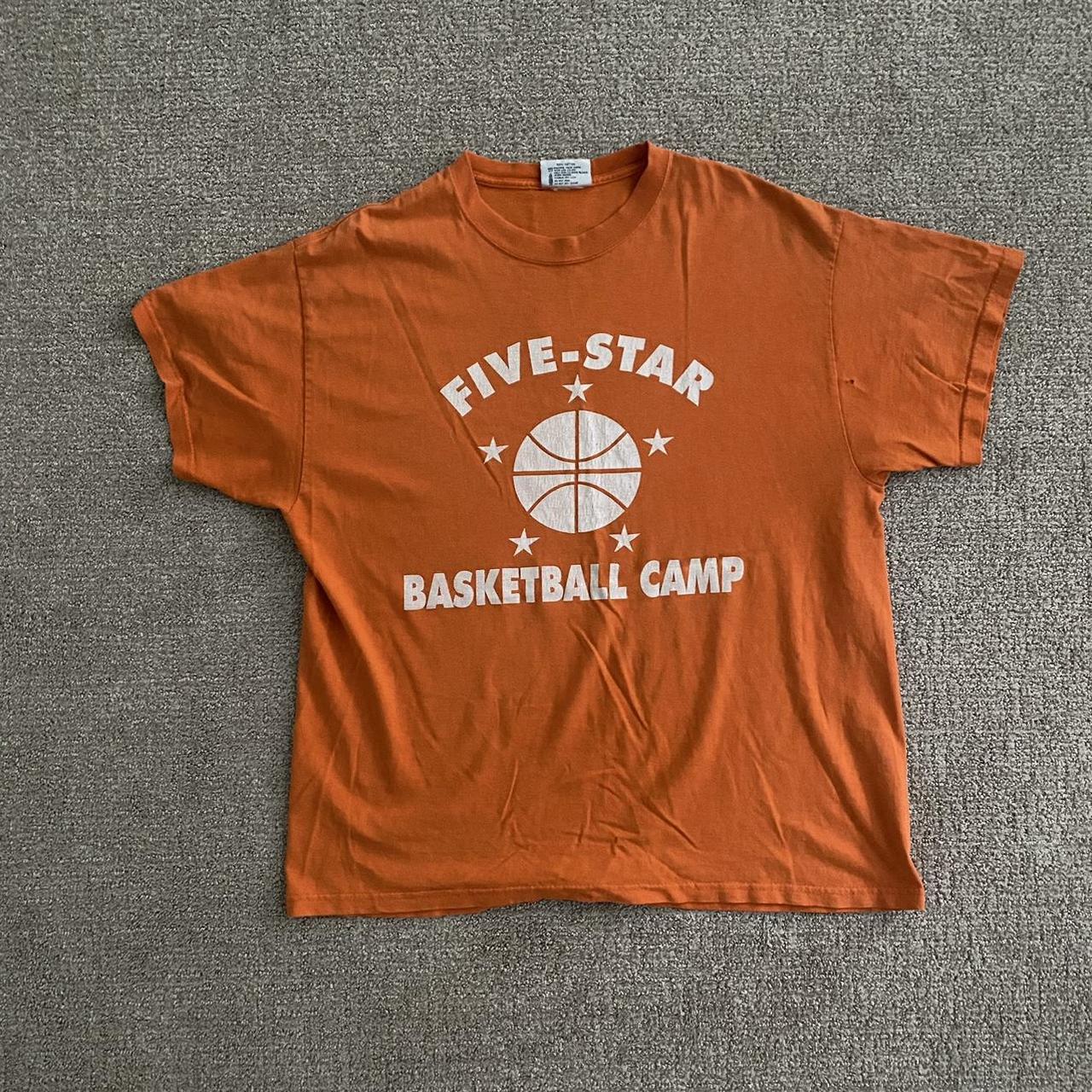 Converse Five-Star Basketball Camp T-shirt Size... - Depop