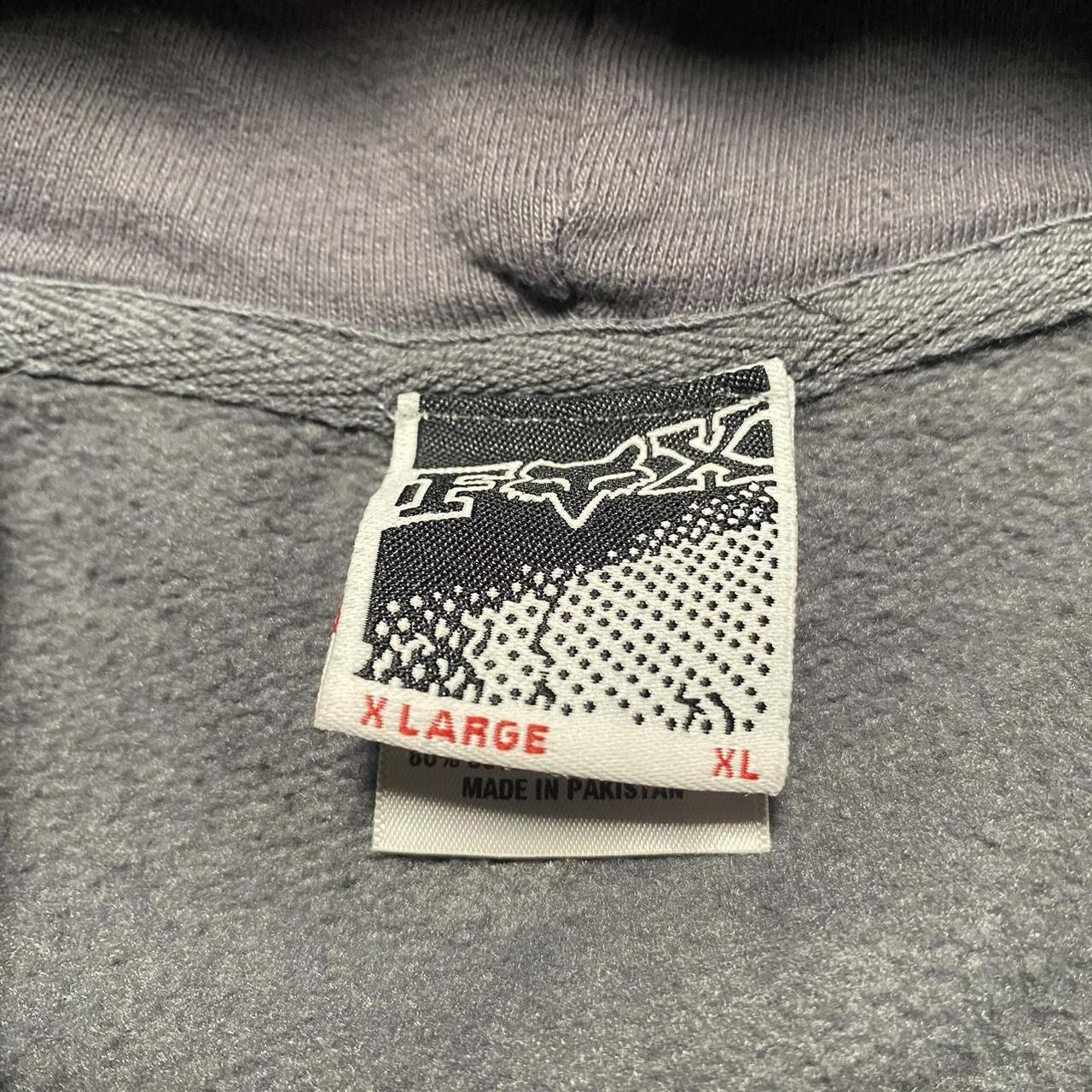 Y2K Fox Racing Zip-up Hoodie Size XL In excellent... - Depop