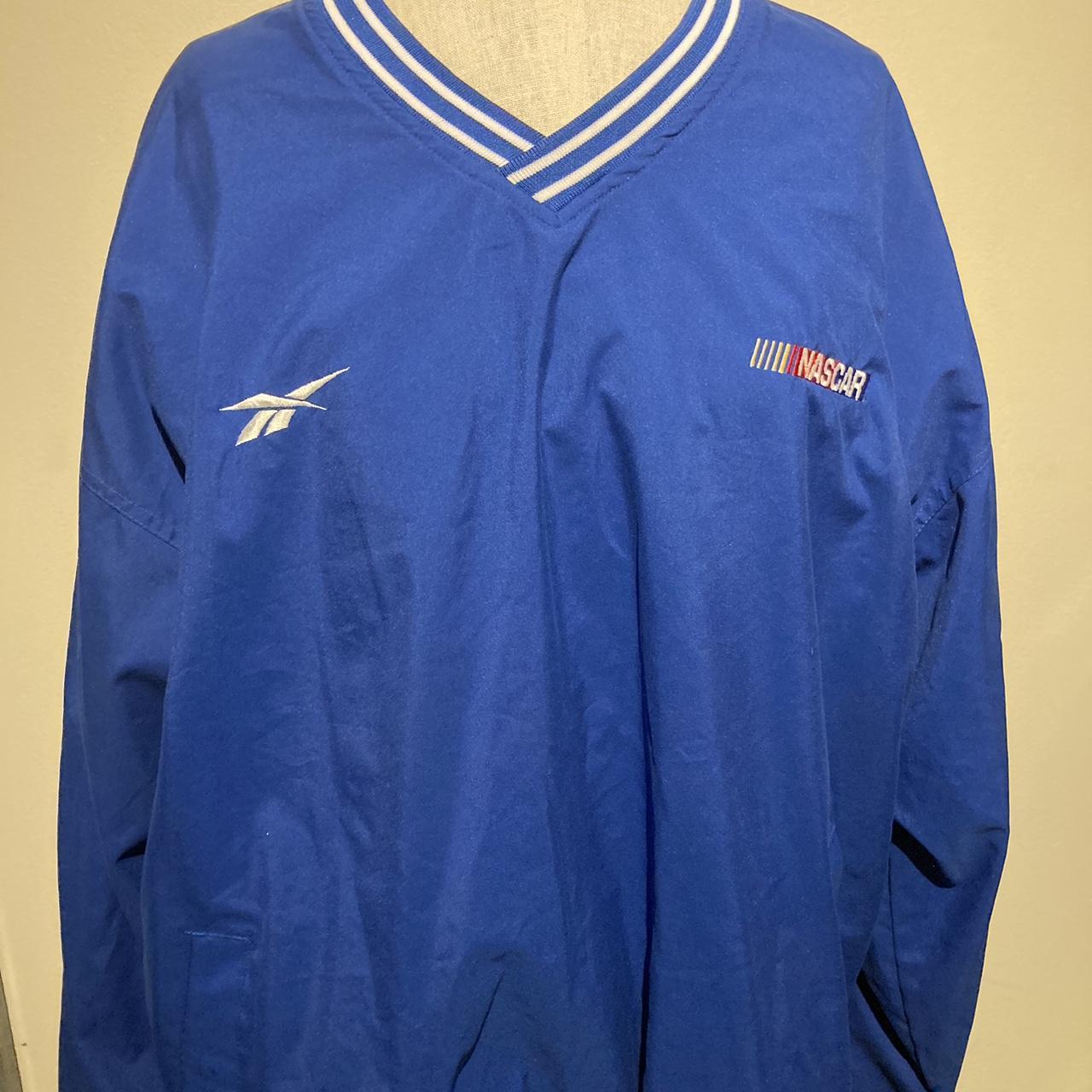 Reebok x NASCAR pullover windbreaker #24 size XL - Depop