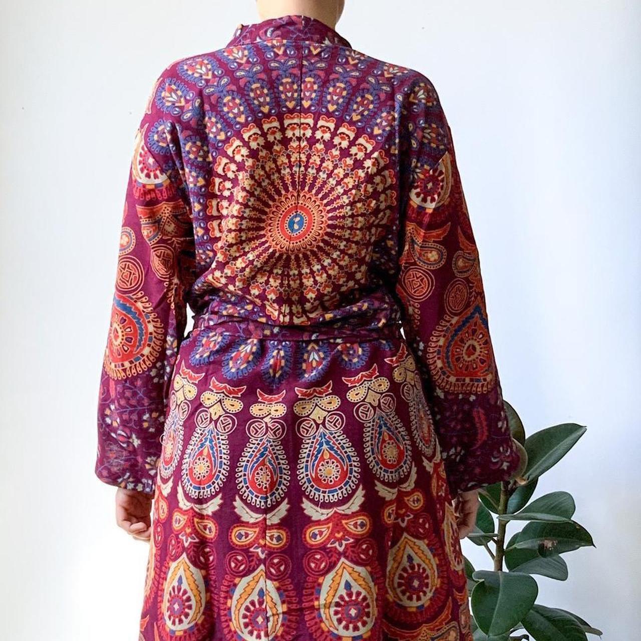 The most incredible hand made Indian mandala robe A... - Depop