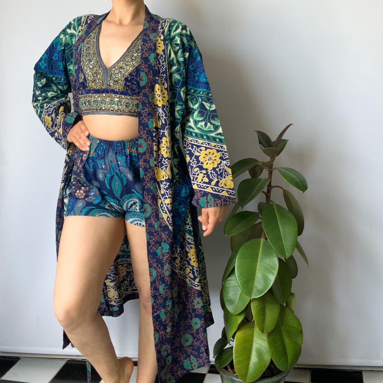 The most incredible hand made Indian mandala robe A... - Depop