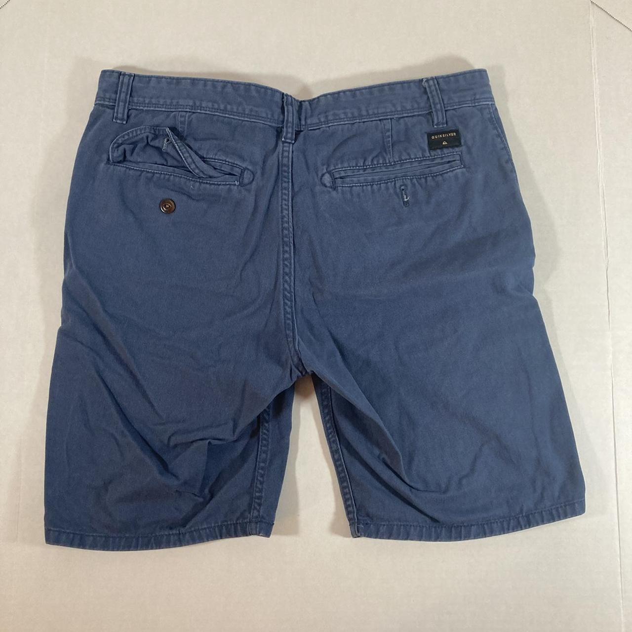 Quicksilver khaki blue shorts. Two front and two... - Depop