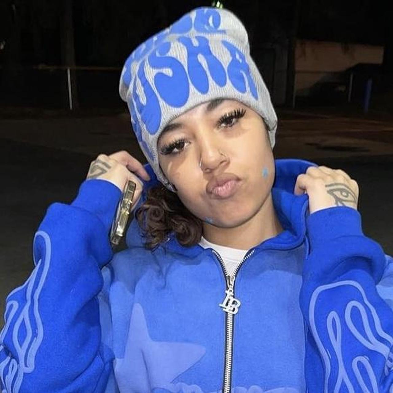 Beanie | PACK PUSHA APPAREL Color Grey & Blue | Depop