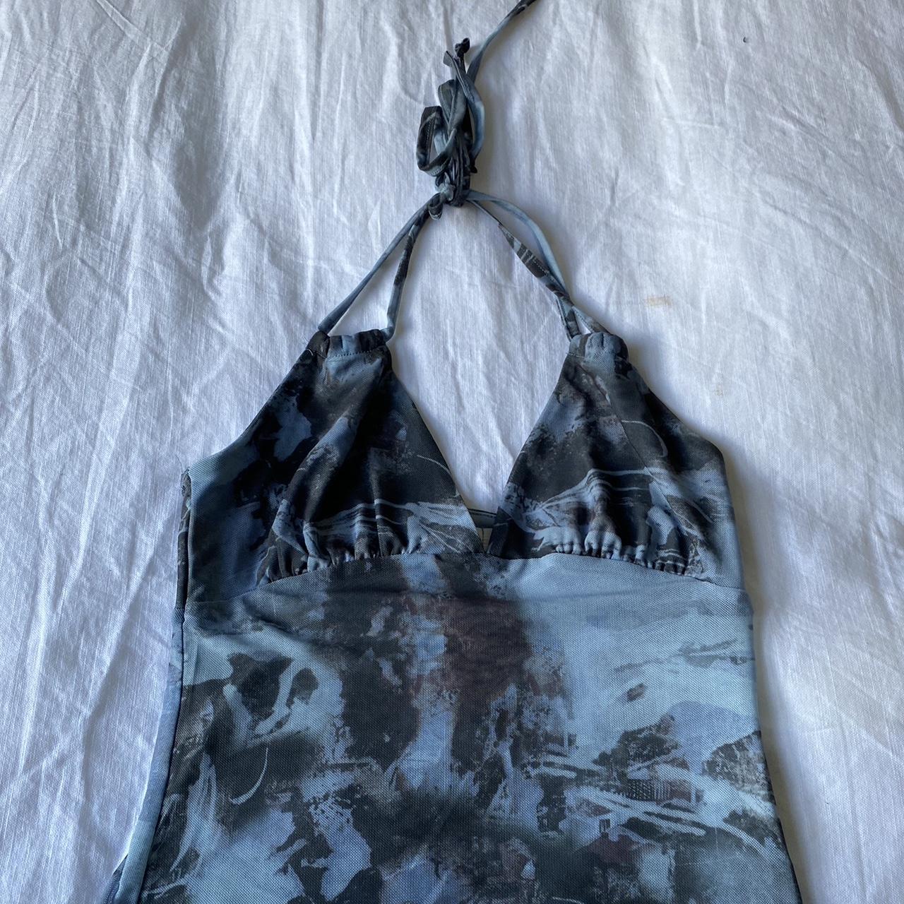 Glassons multi colour halter top only worn once in... - Depop