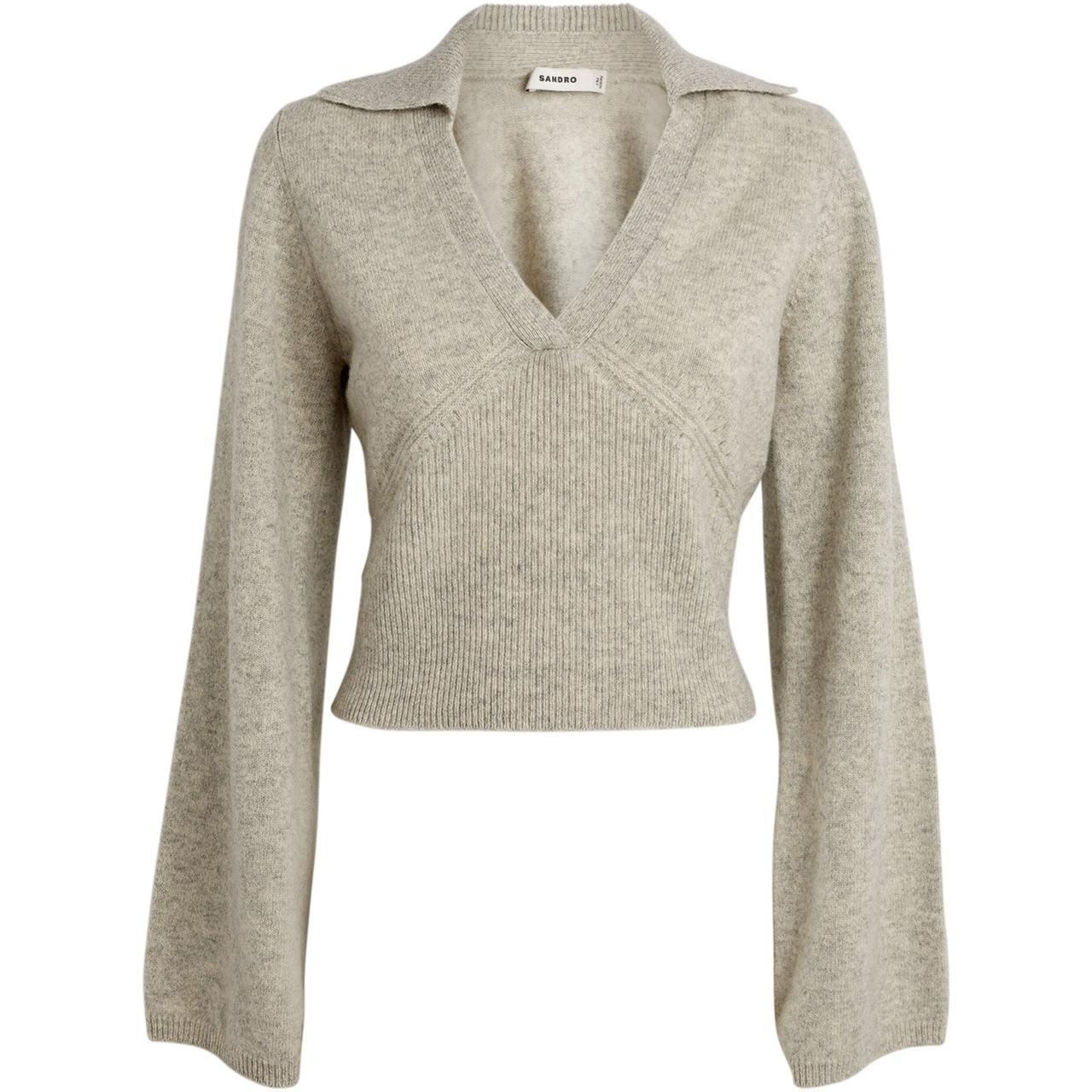 NEW - Wool grey Sandro knitwear - Depop