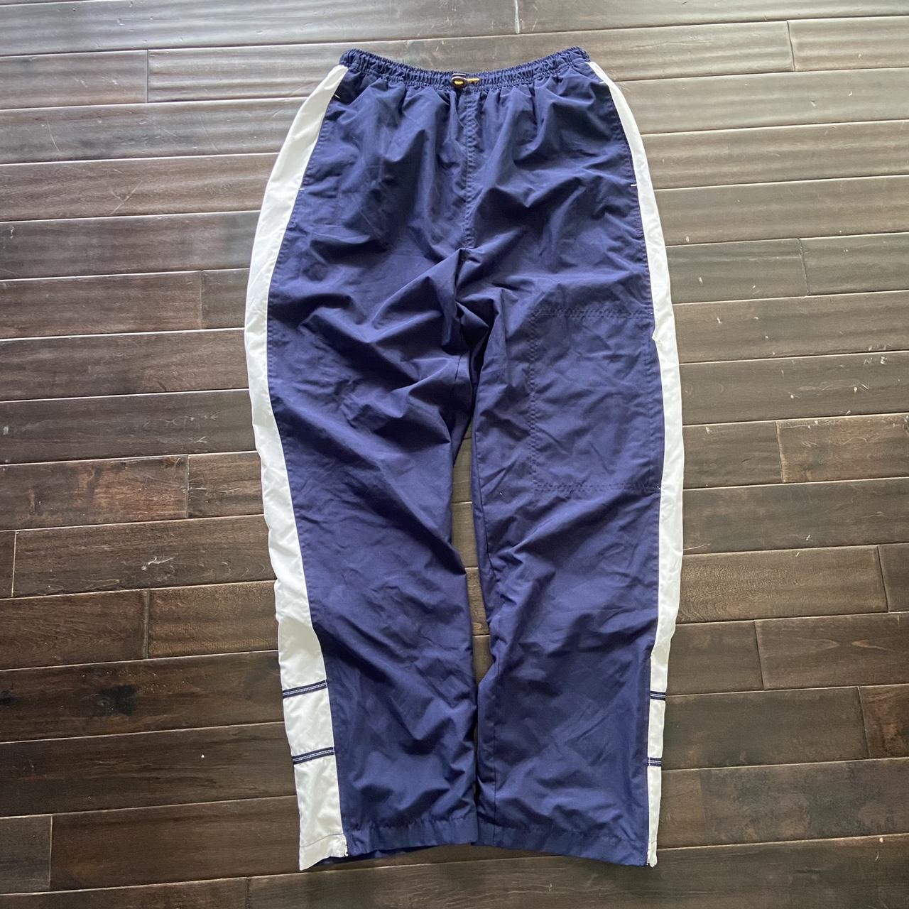 Vintage Wilson windbreaker sweatpants Size: Large... - Depop