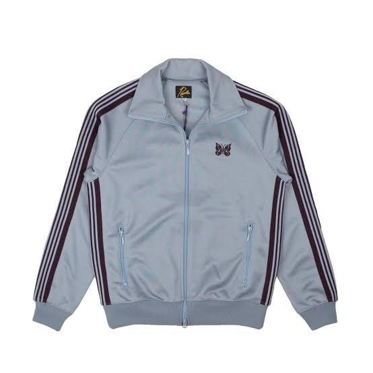 NWT Needles Track Jacket Light Blue Smooth Zip... - Depop