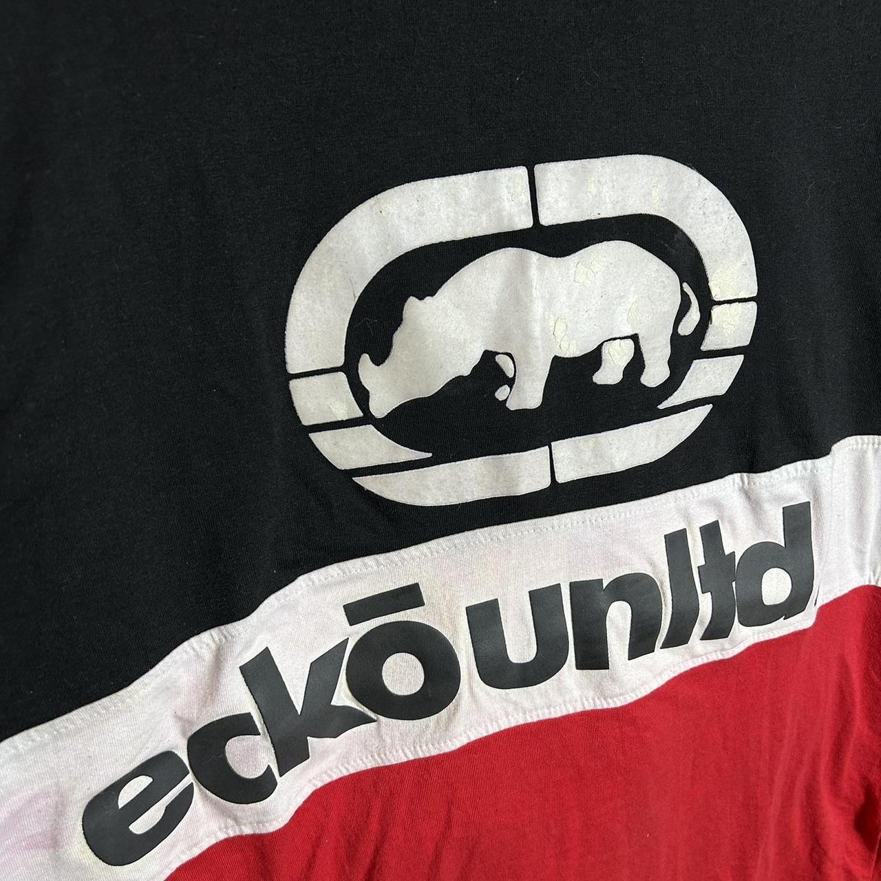 Essential vintage Ecko Unltd. Red Black tshirt Rhino... - Depop