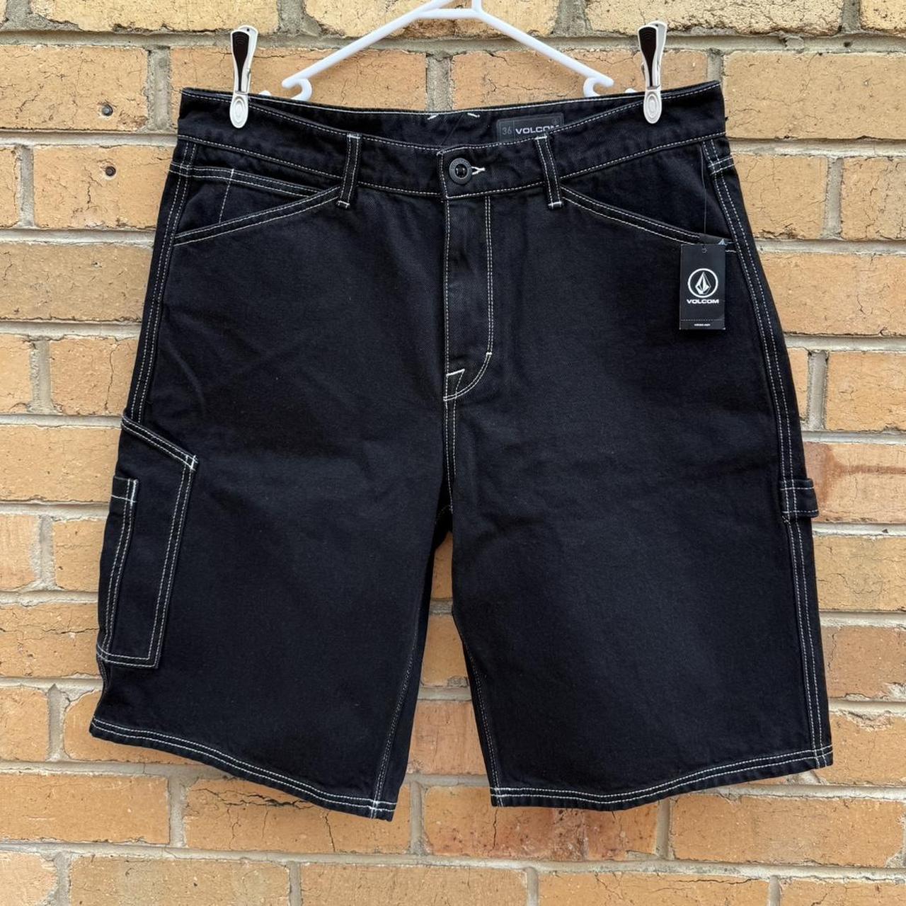 Volcom Utility Carpenter Jorts with Contrast... - Depop