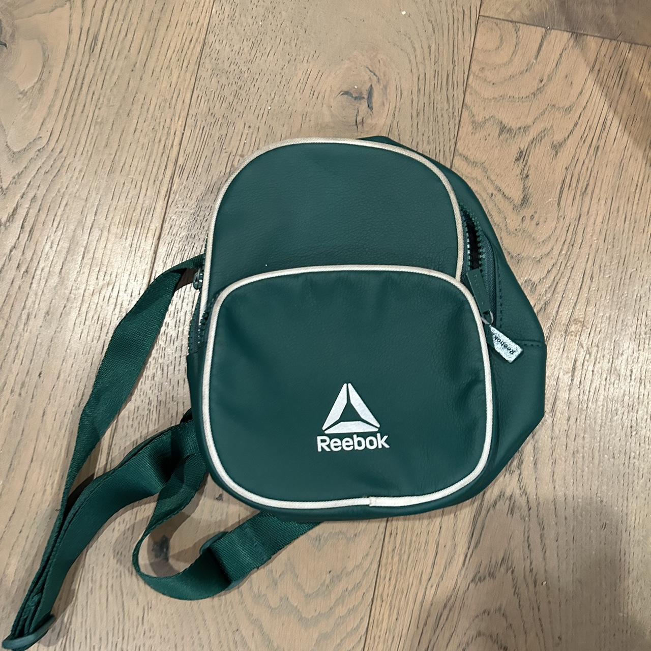 Small Reebok green mini backpack Last pic for size... - Depop