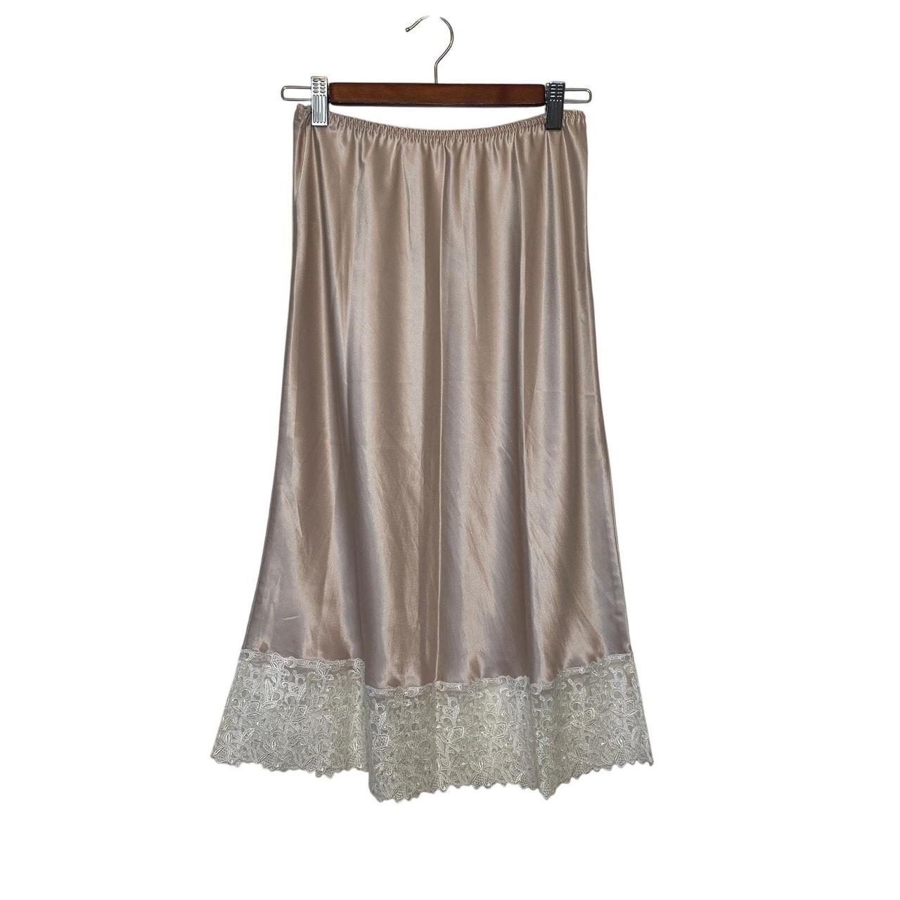 Vintage Half Slip With Lacy Hem Stunning, shorter... | Depop