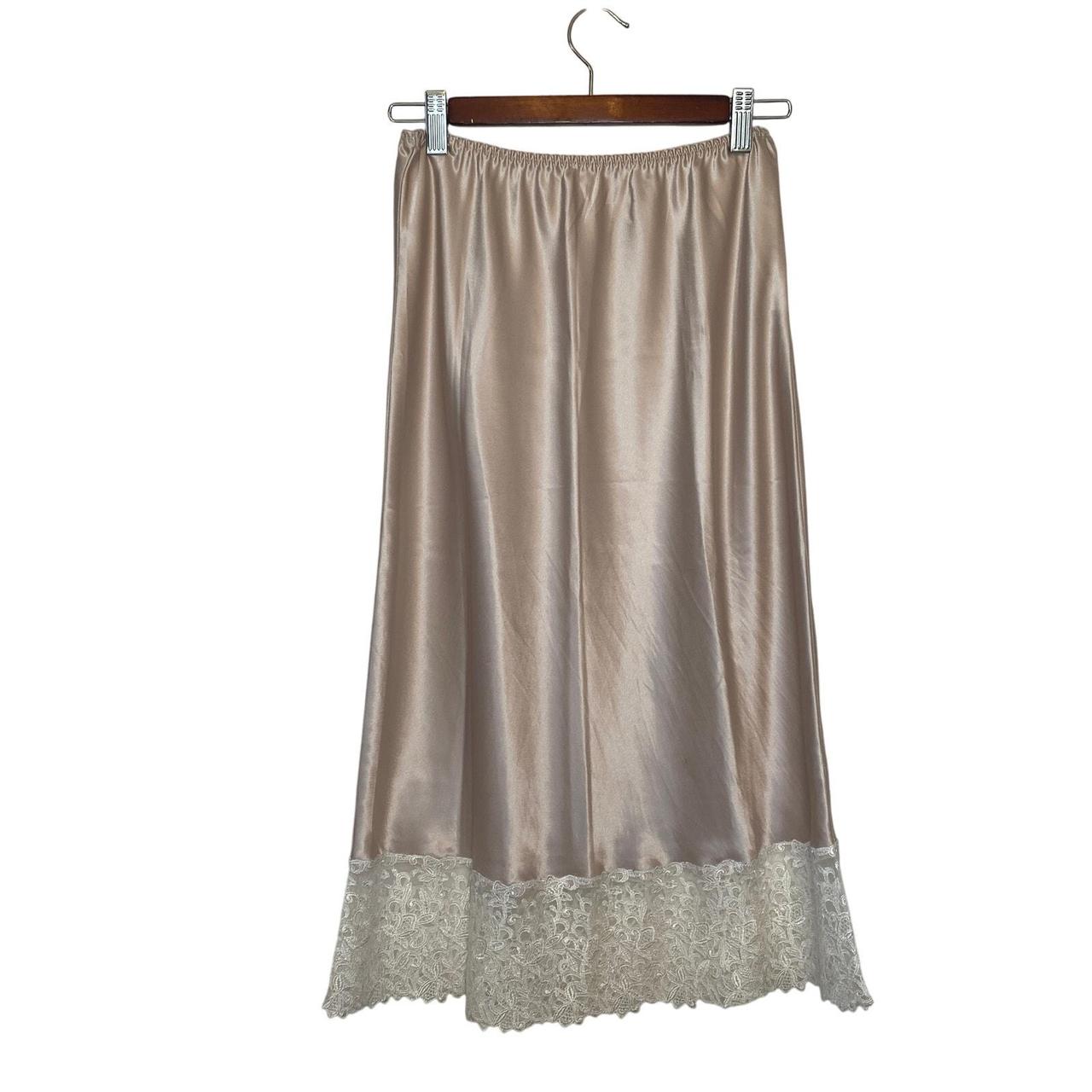 Vintage Half Slip With Lacy Hem Stunning, shorter... | Depop