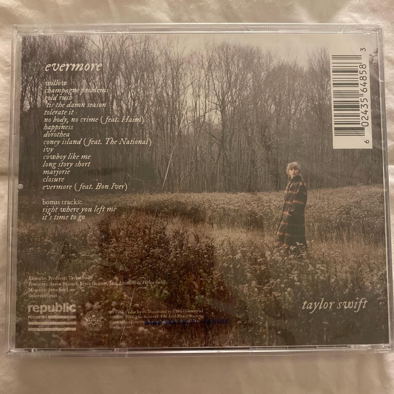 Taylor Swift ‘Evermore’ CD Great condition!... - Depop