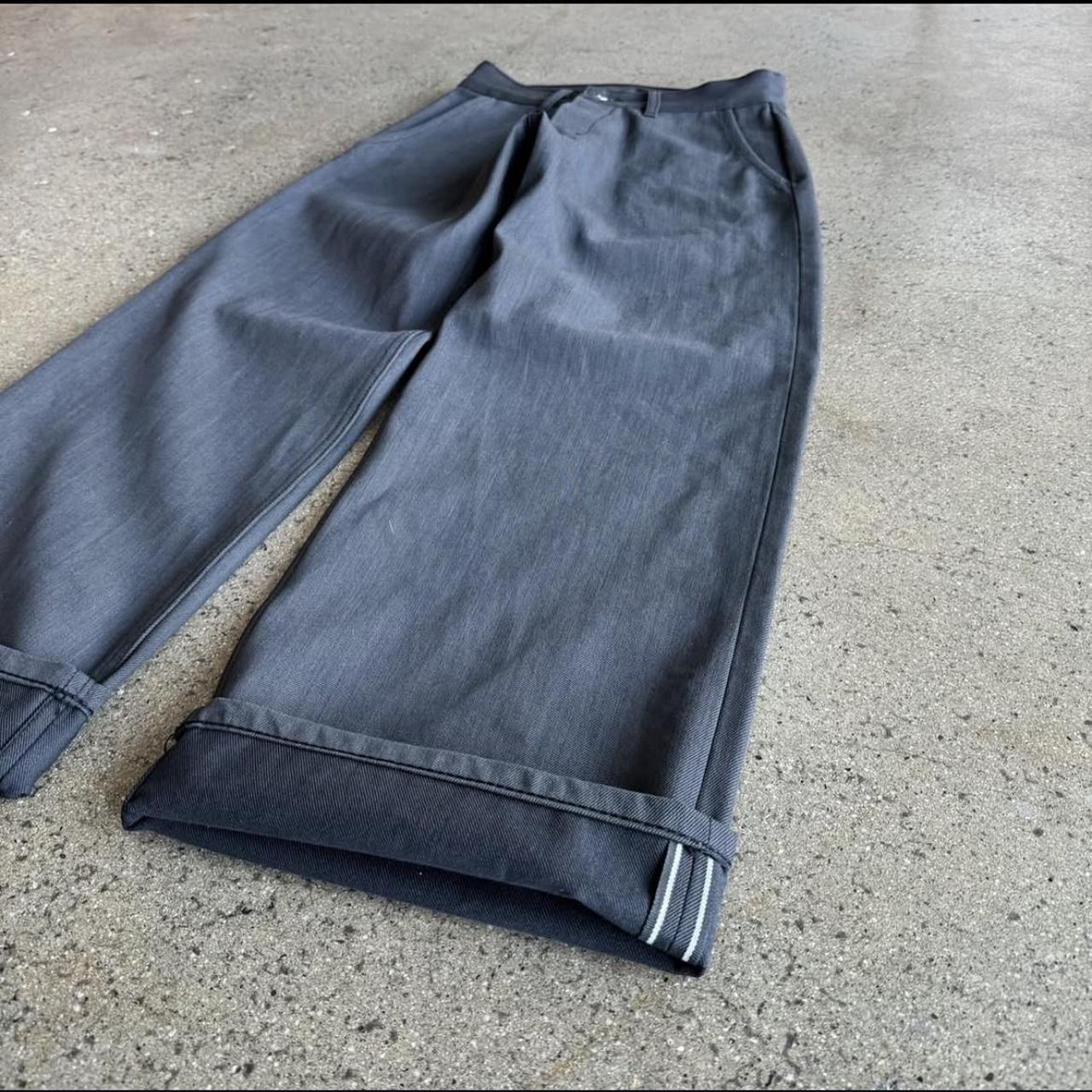 Hidden Rivet Charcoal Grounded 14 Oz Selvedge Denim!... | Depop