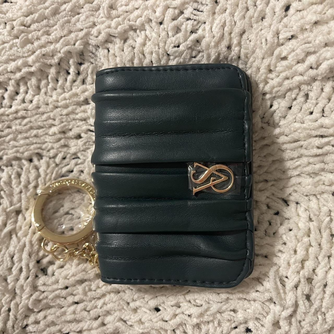 VICTORIA SECRET GREEN MINI WALLET #Victoriasecret... - Depop