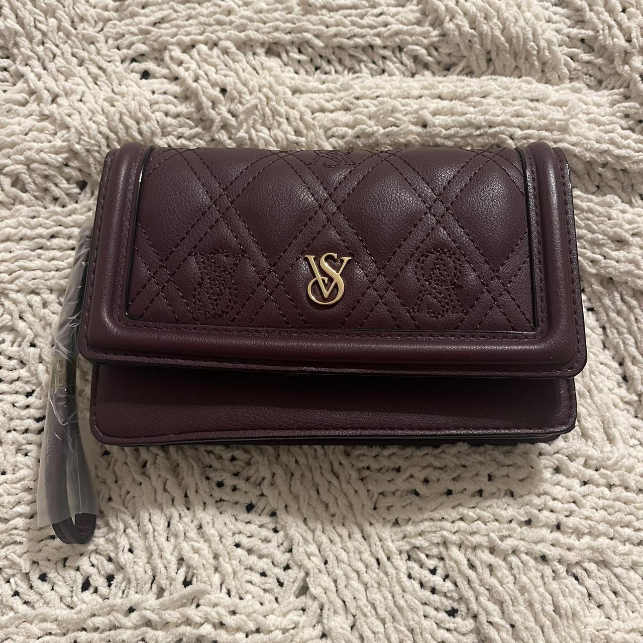 VICTORIA SECRET WALLET WITH WRISTLET AND BUILT IN... - Depop
