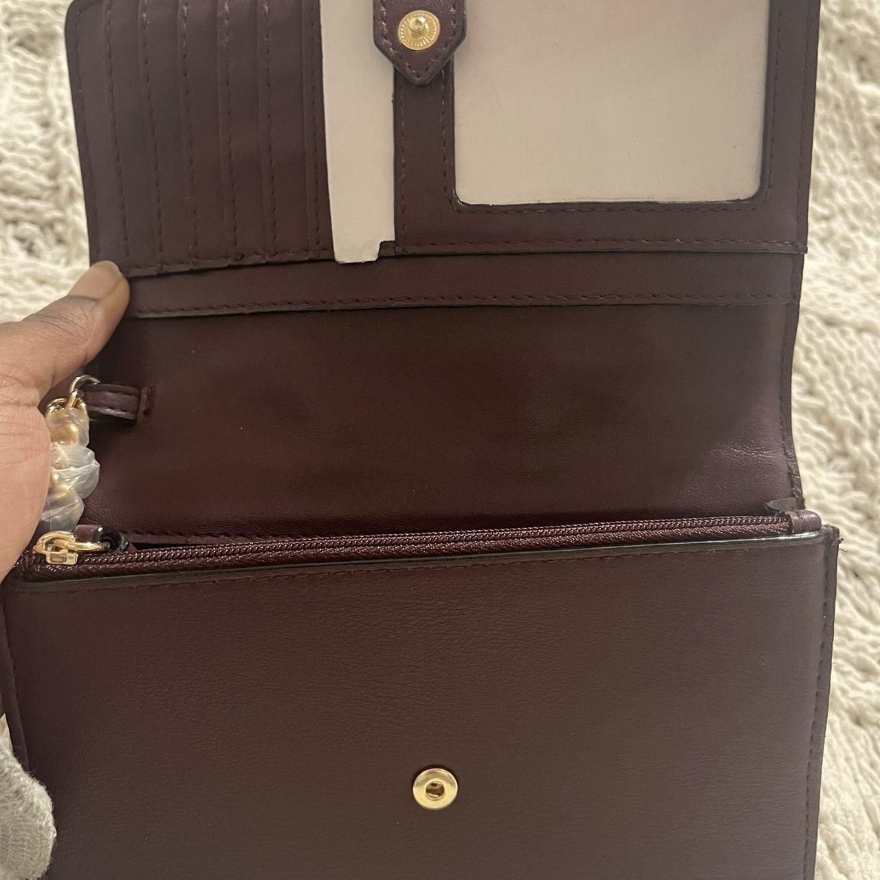 VICTORIA SECRET WALLET WITH WRISTLET AND BUILT IN... - Depop