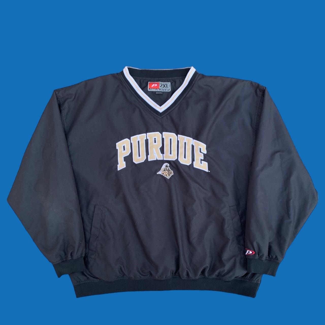 Vintage Purdue Boilmakers College Pullover Jacket... - Depop
