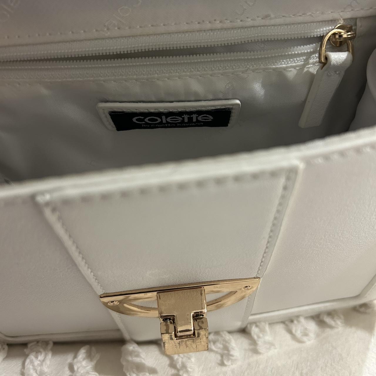 COLETTE crossbody bag with gold hardware $11... - Depop