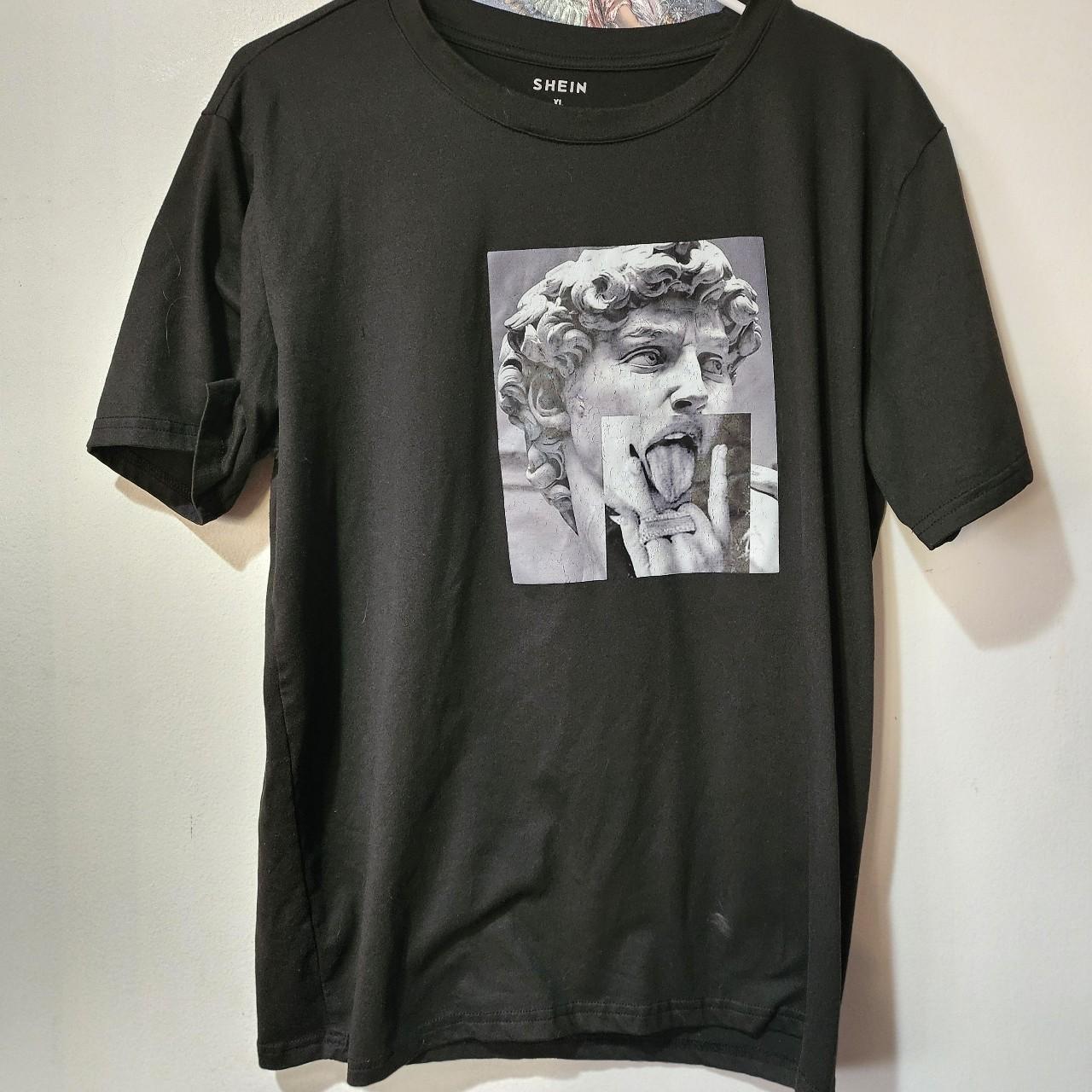 Roman statue shirt Says xl fs fits for like a... - Depop