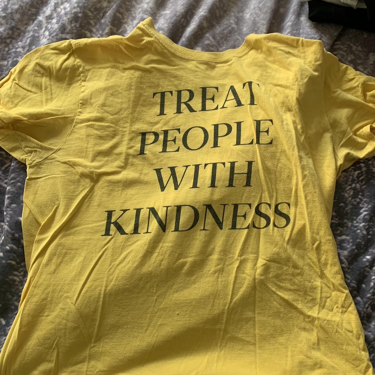 Harry Styles Official Merch Yellow tpwk shirt size:... - Depop