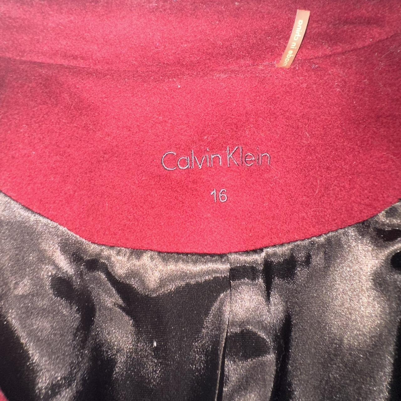Calvin Klein coat for women Extremely nice red... - Depop