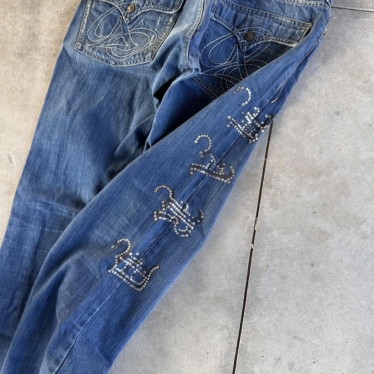 BERT EIGSLER jeans Embroidered clean no flaws!!... - Depop