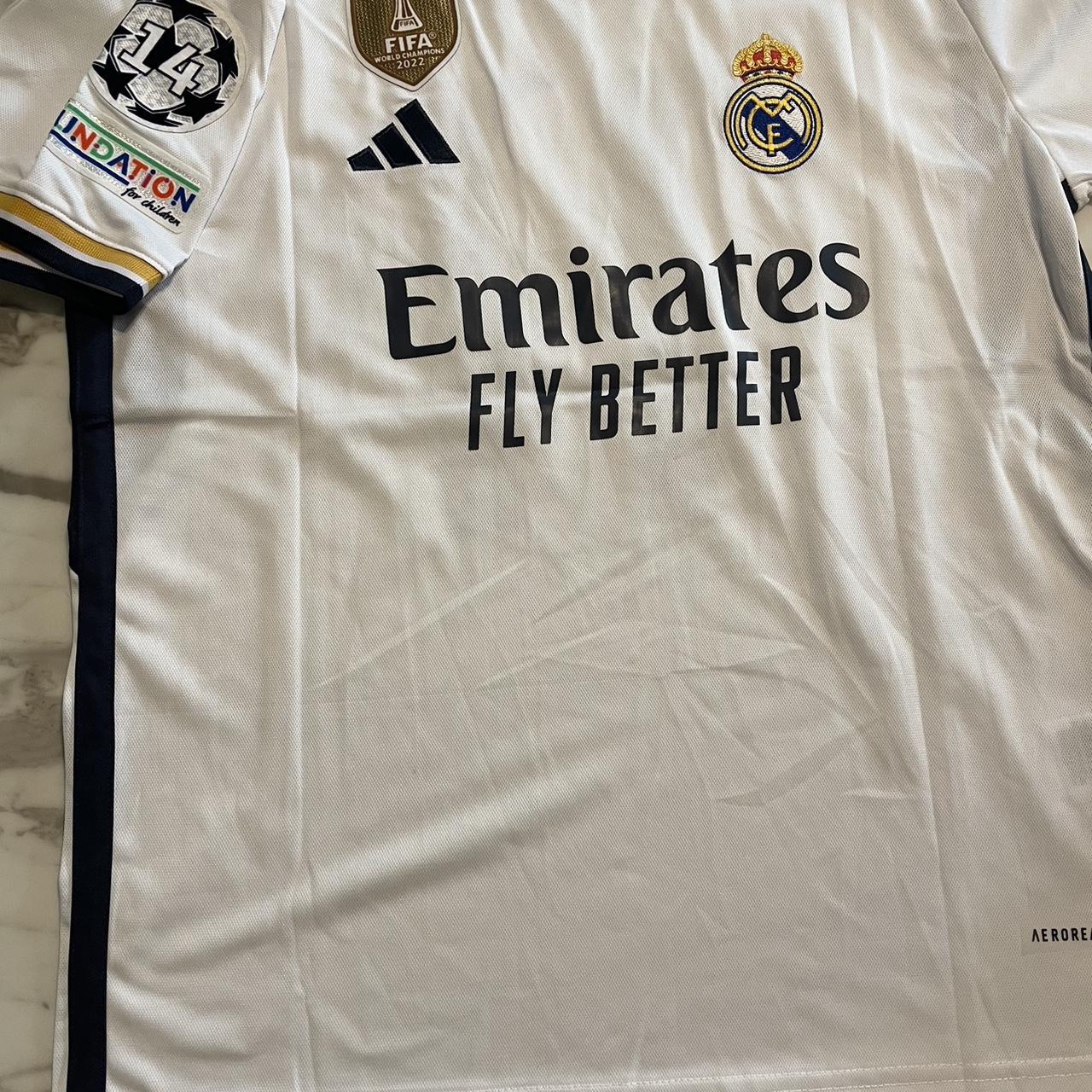 Real Madrid 23/24 “Rodrygo” Home Soccer Jersey With... - Depop
