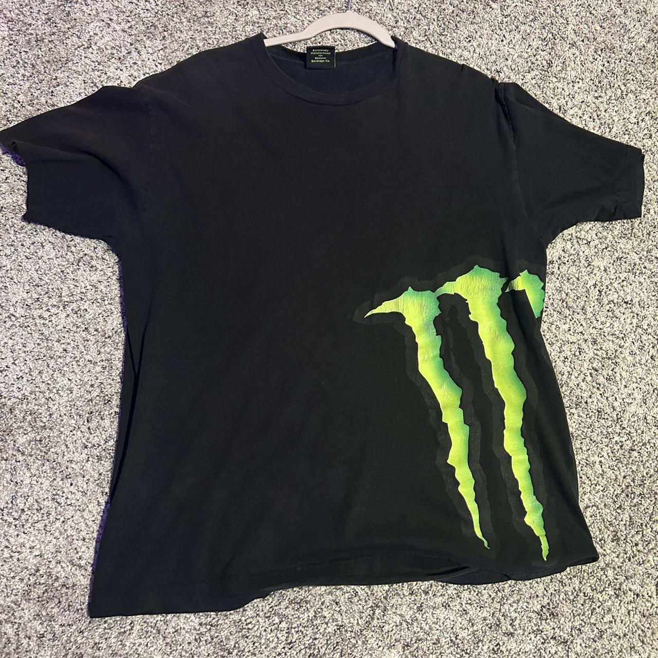 Monster energy tee Fits like a medium. #monster... - Depop