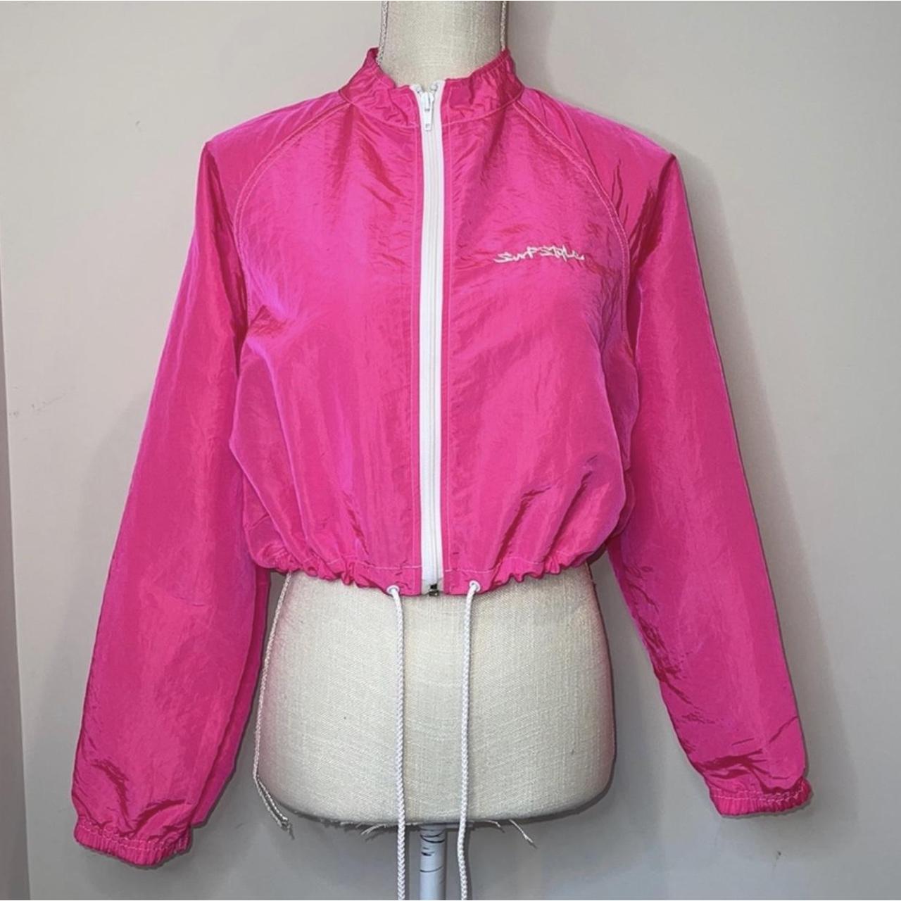 Retro Vintage Surf Style Windbreaker Jacket 80’s... - Depop