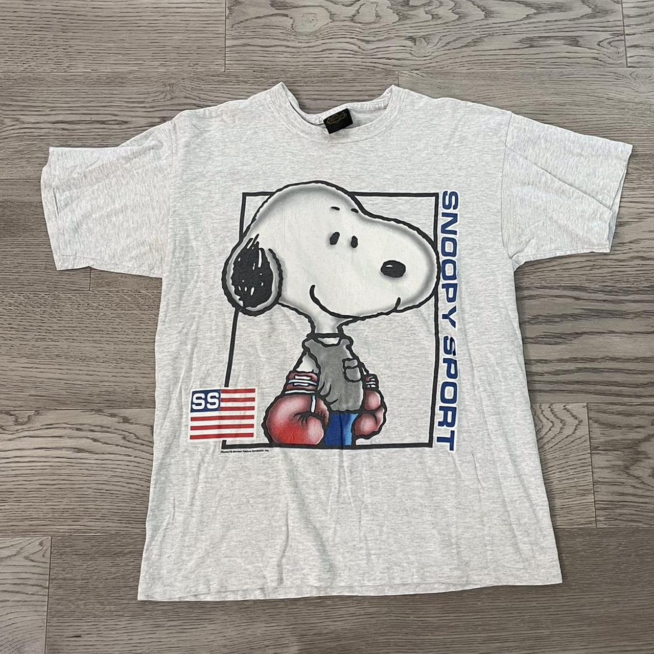 Vintage rare 90s snoopy sport boxing gloves changes... - Depop