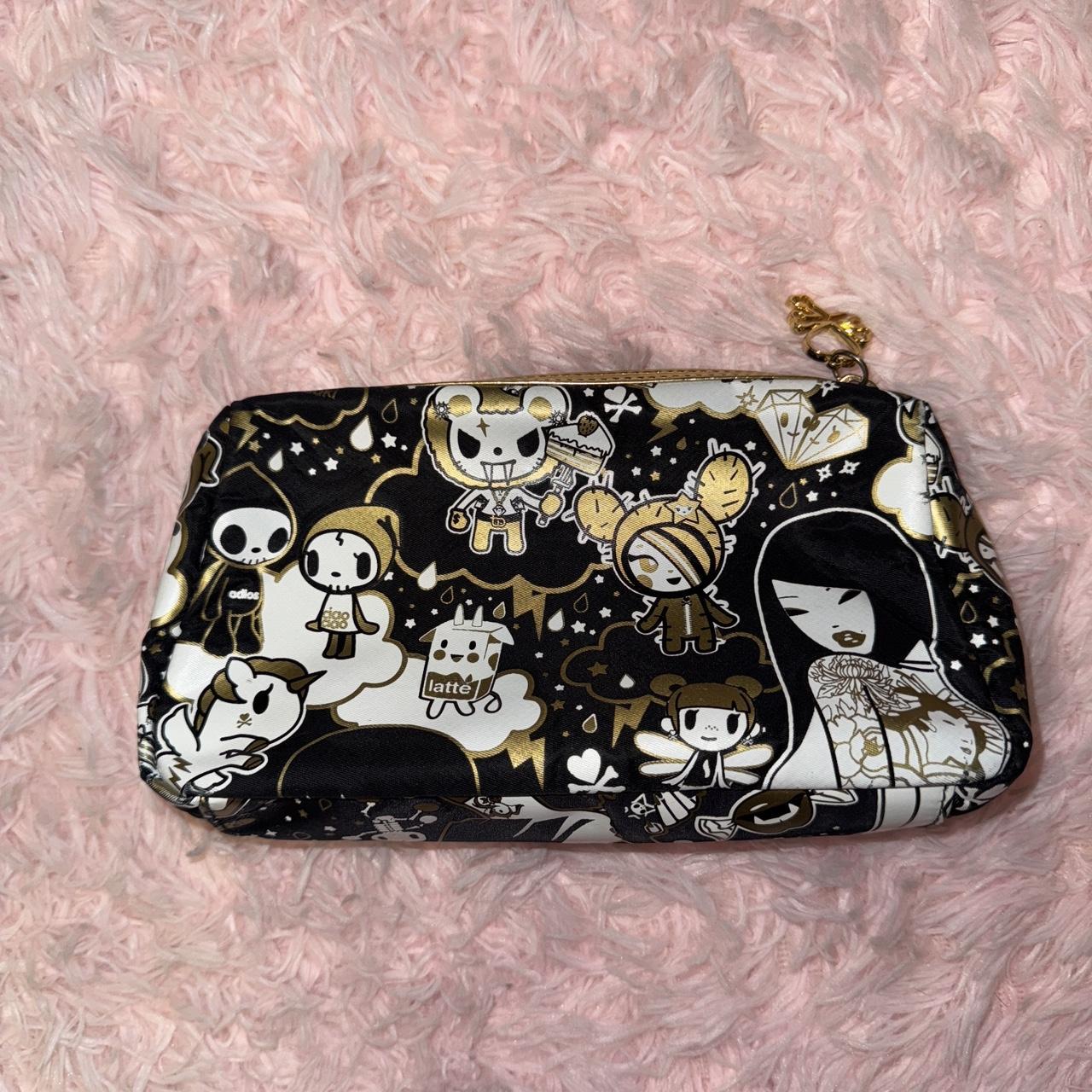 tokidoki makeup pouch / pencil case 24 karat gold.... | Depop