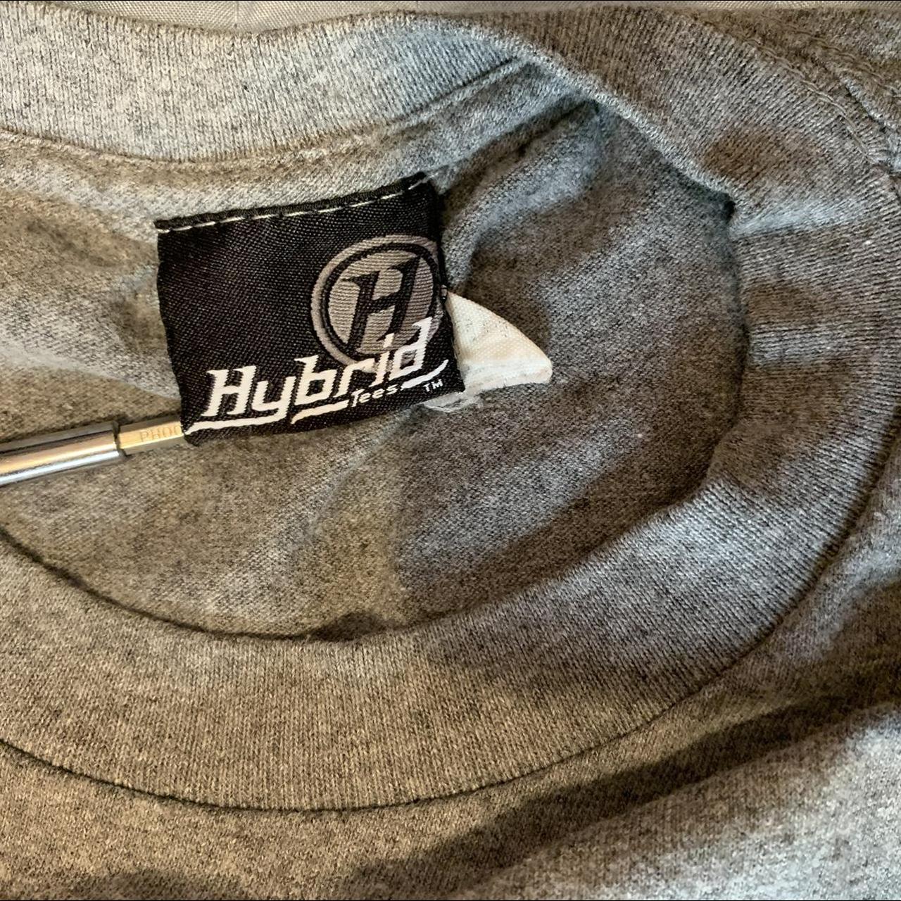 Hybrid Apparel Men's Grey T-shirt | Depop