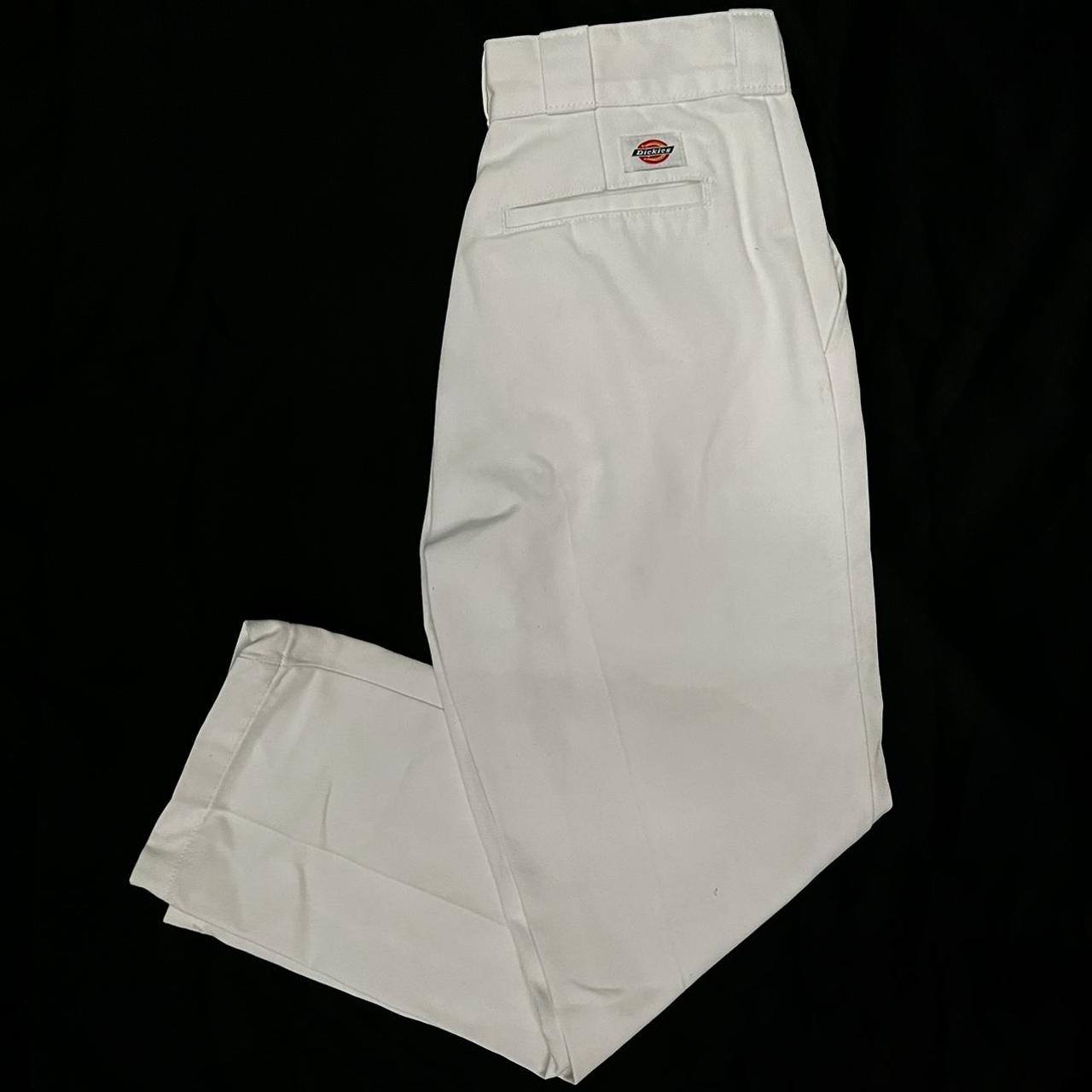 Dickies Men's White Trousers | Depop