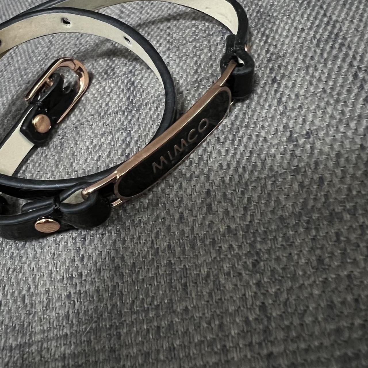 Leather Mimco Wrap Bracelet Adjustable sizing with