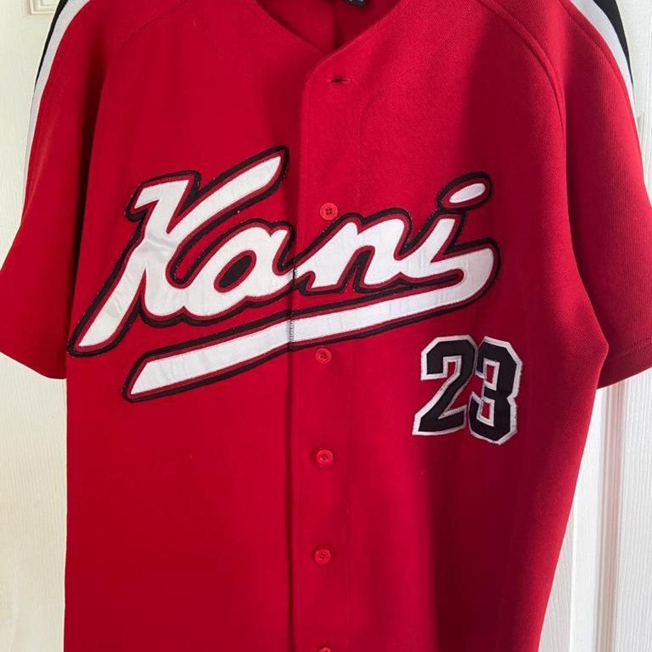 Karl Kani Men's Red Top | Depop