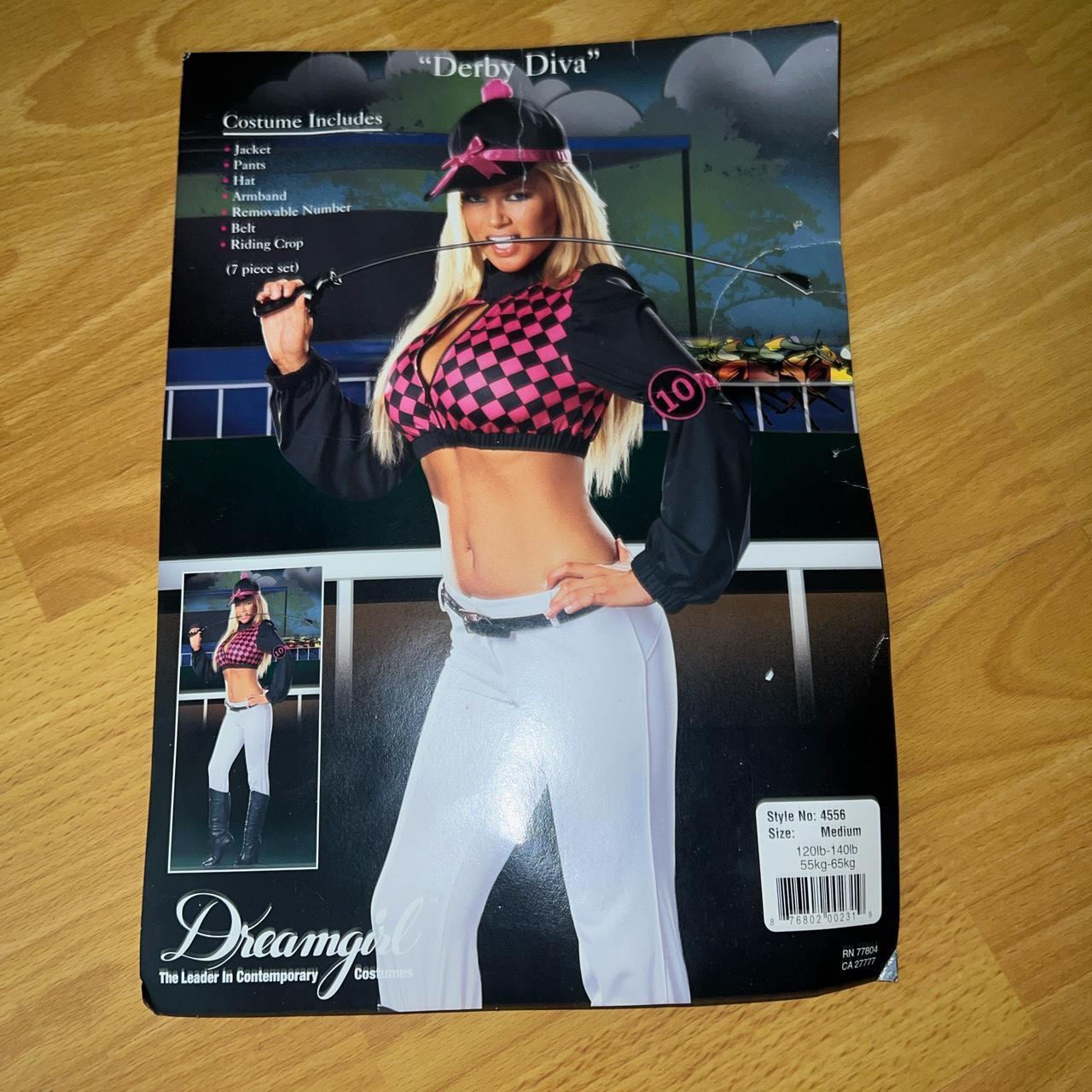 Dreamgirl Derby Diva costume in a size medium... - Depop