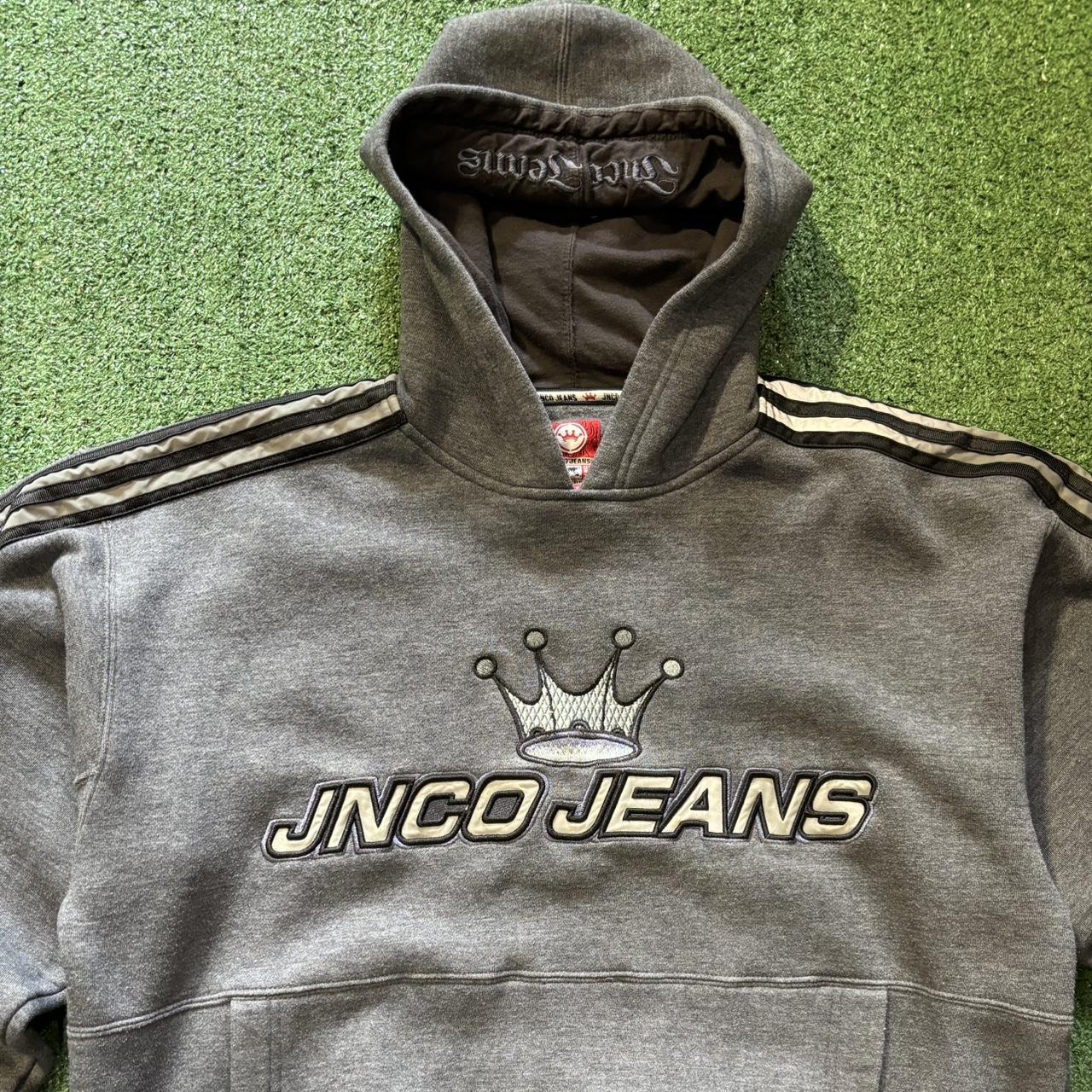 Vintage early 2000’s JNCO JEANS Crown Hoodie Tagged... - Depop