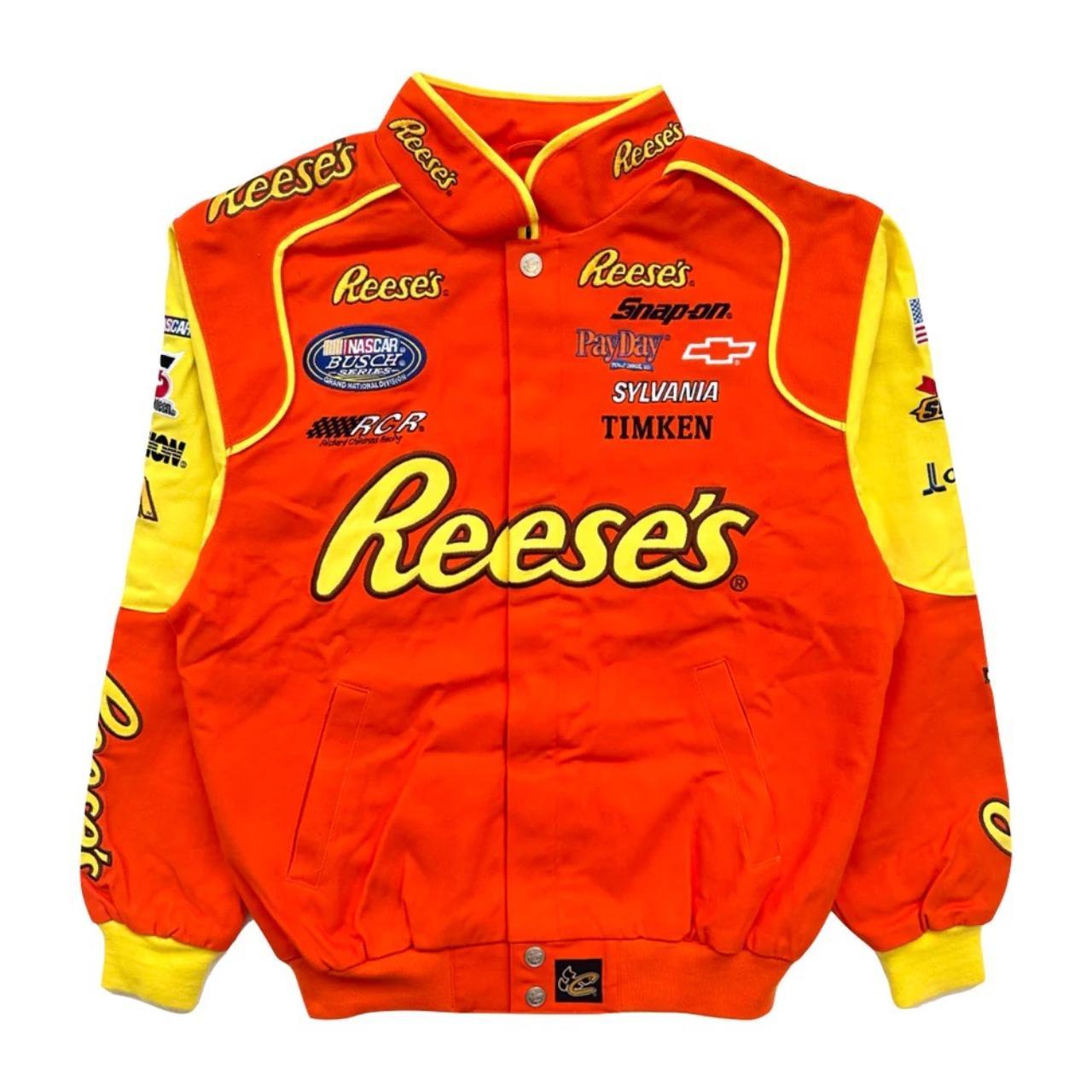 Vintage reese's NASCAR racing jacket, Small Size -... - Depop