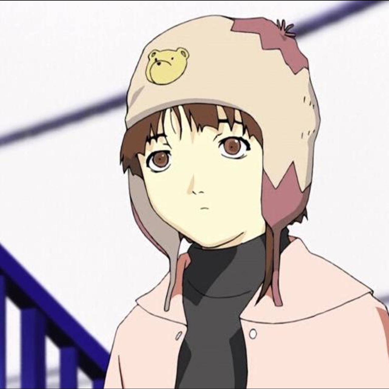 serial experiments lain beanie version 2 ☆... | Depop