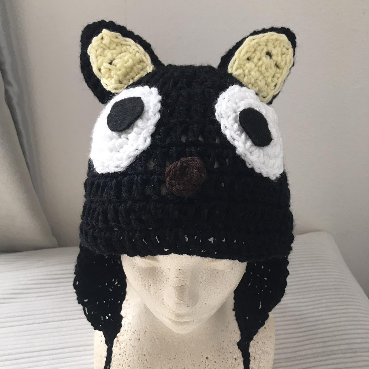 chococat crocheted hat ☆ fits adult/teen 22”... - Depop