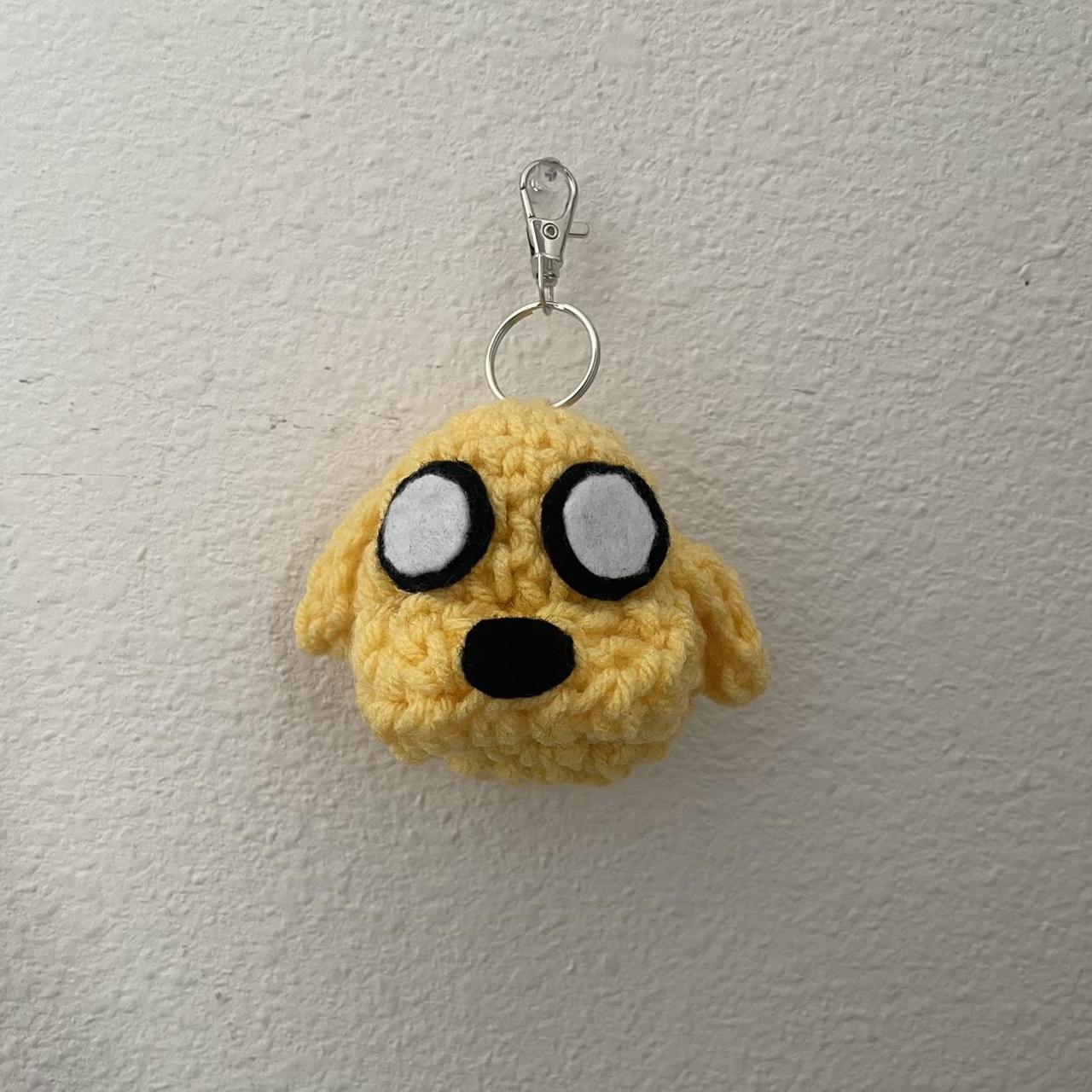 crochet Jake adventure time keychain ☆ handmade... - Depop