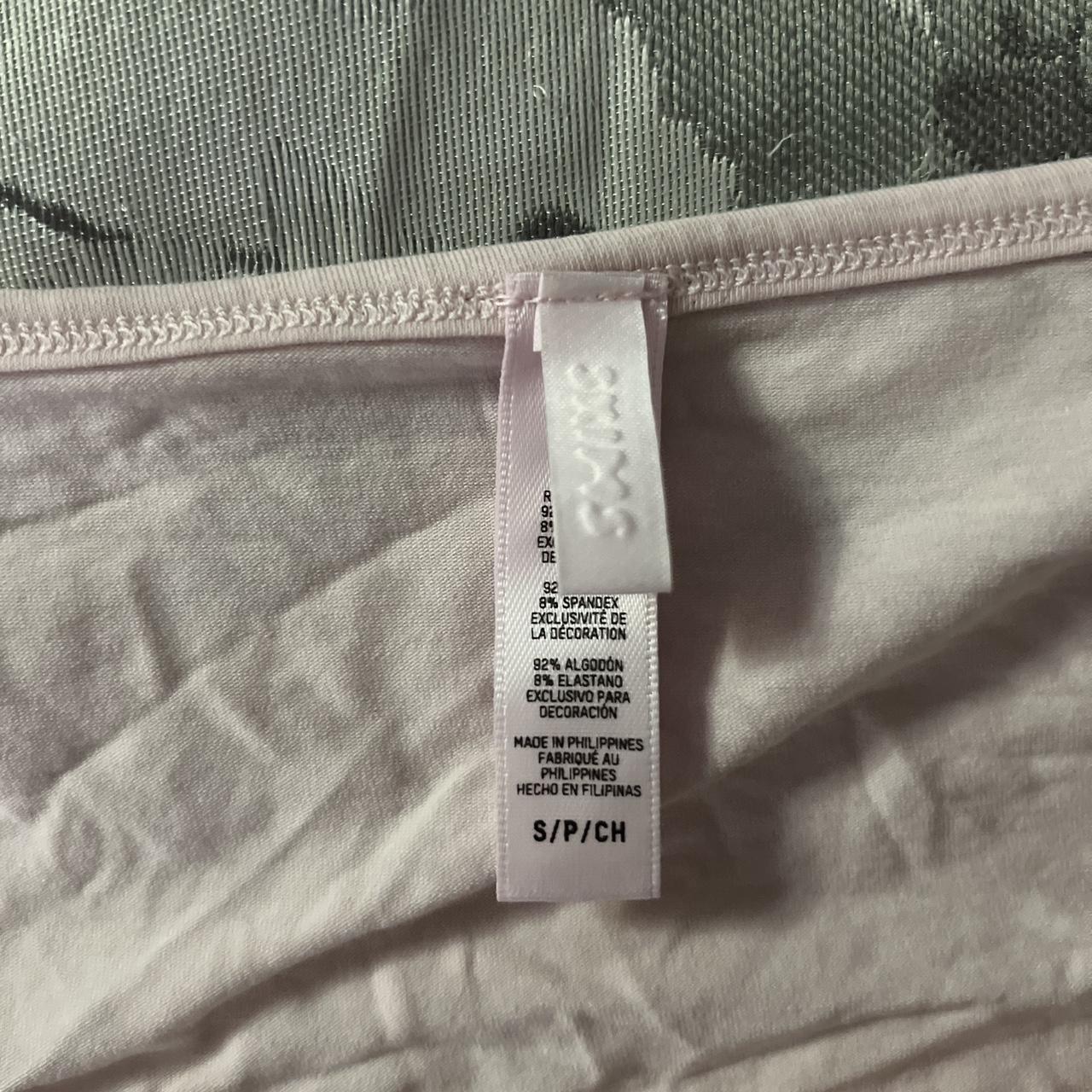 #skims pink shear long sleeve top - Depop